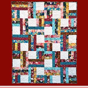 Villa Rosa Designs Genoa Quilt Pattern - Fat Quarter Quilt Pattern ...