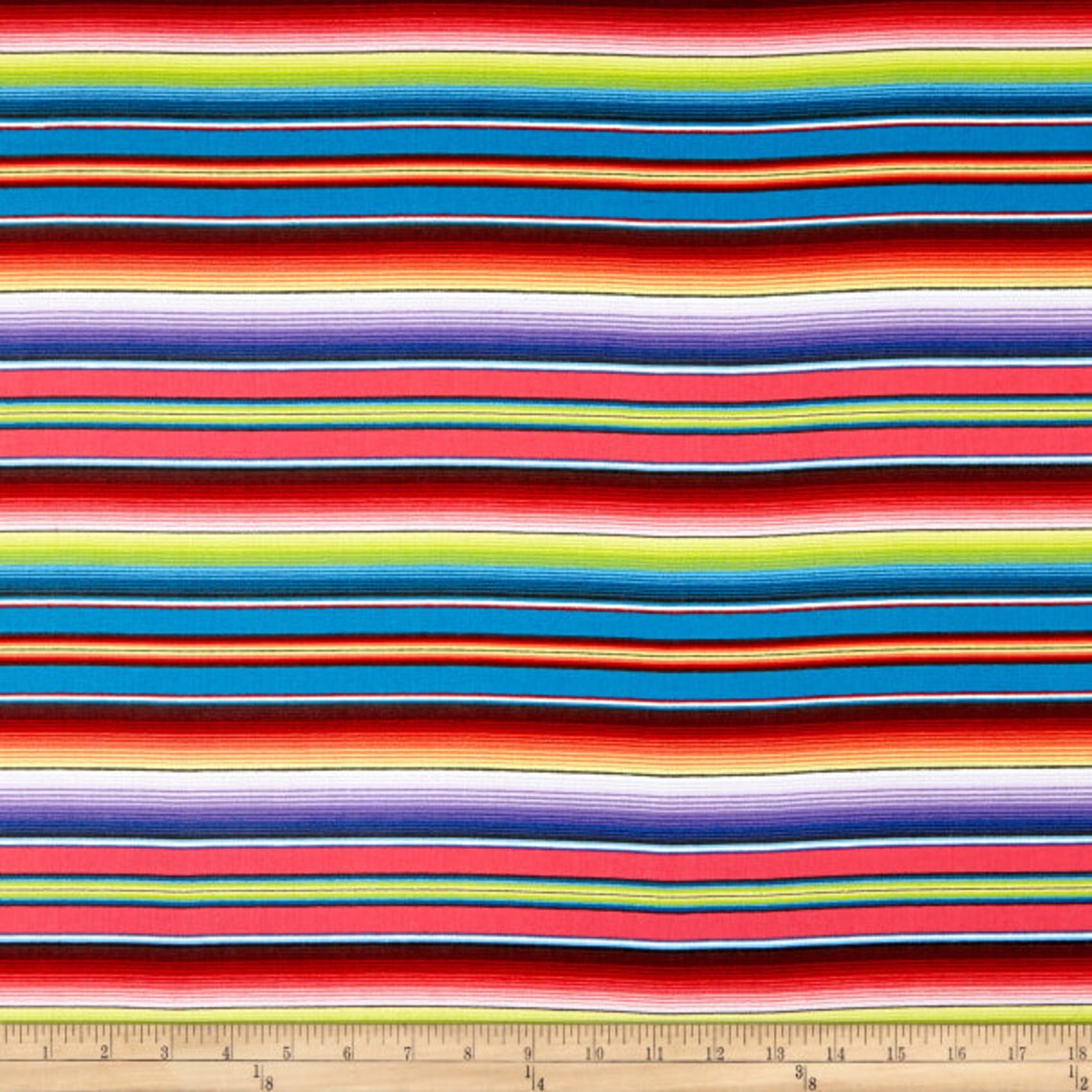 Elizabeths Studio Serape Cotton Fabric Fiesta Fabric Fiesta Stripe ...