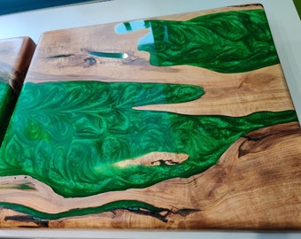 Epoxy Wood Chair - Etsy