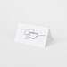 Thanksgiving Buffet Cards Fold Over Food Labels - Friendsgiving Dinner ...