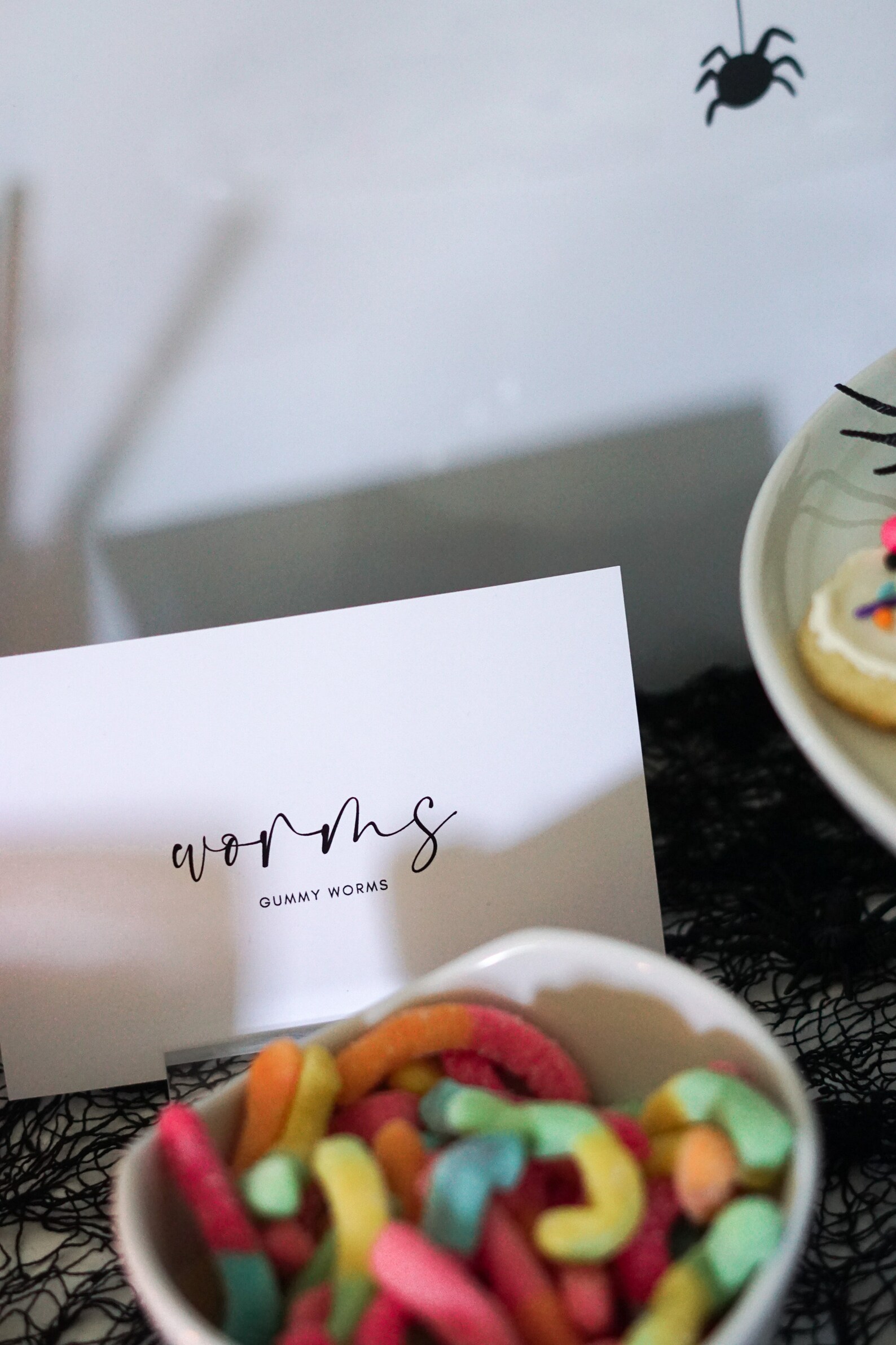 Halloween Party Food Station Signs 4x6 Editable Canva - Etsy