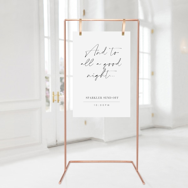 And to All a Good Night Sign - Etsy