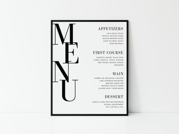 Modern Buffet Menu Printable For Wedding Corporate Event Etsy modern-buffet-menu-printable-for-wedding-corporate-event-etsy
