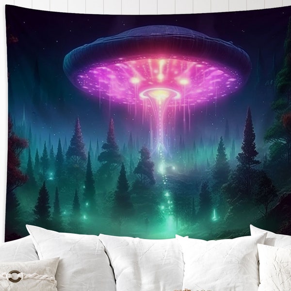 Ufo Tapestry - Etsy