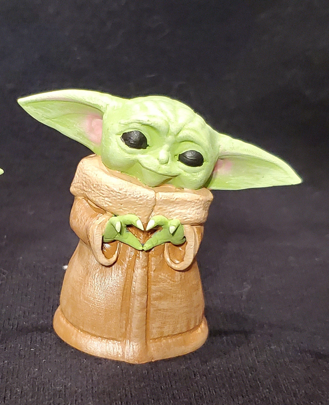 Valentine's Day Grogu baby Yoda With Heart Shaped Hands Mini - Etsy