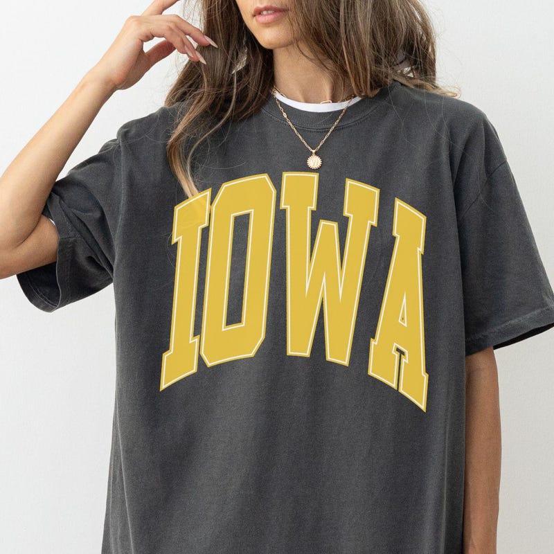 Iowa Hawkeyes Womens Tops - Etsy