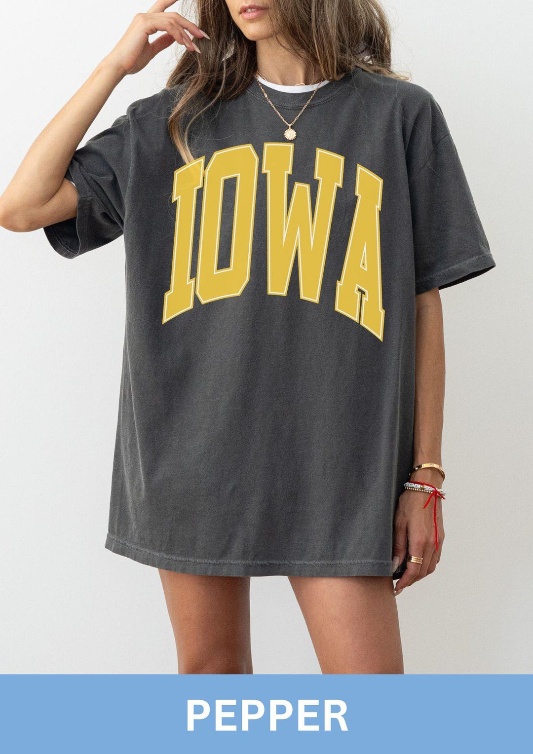 Iowa Comfort Colors Shirt, Iowa Varsity Letter, Vintage Iowa Shirt ...