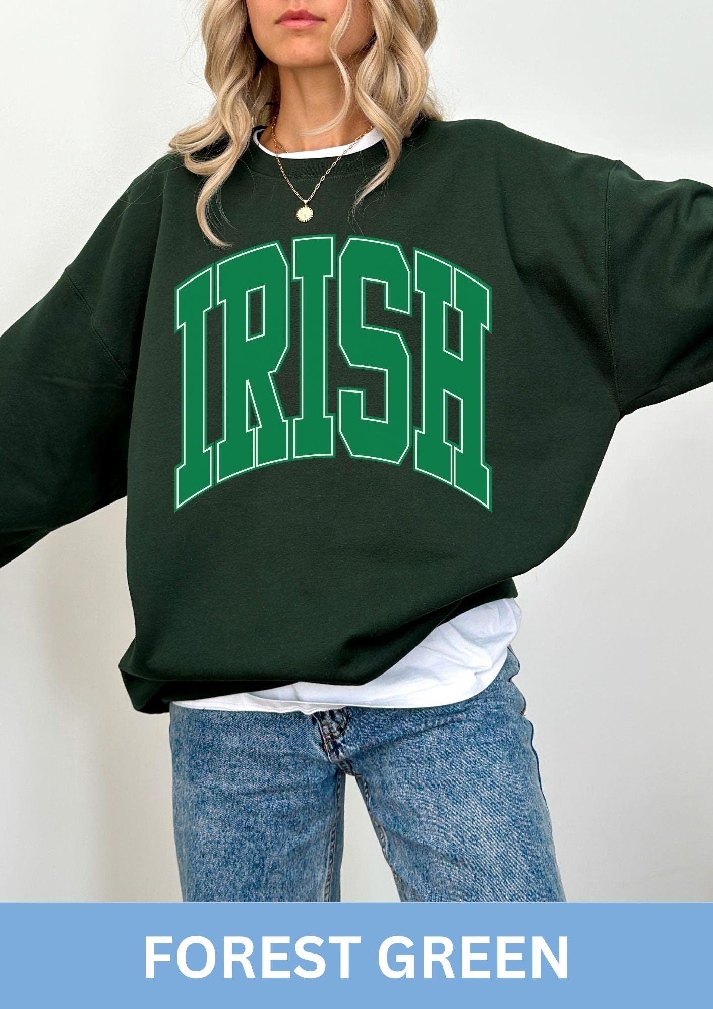 Irish Sweatshirt, St Patricks Day Sweatshirt, Irish Crewneck, St ...