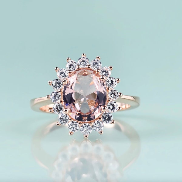 Pink Morganite Ring - Etsy