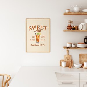 Sweet Tea Sign, Sweet Tea Print, Bar Sign, Tea Print, Southern Print ...