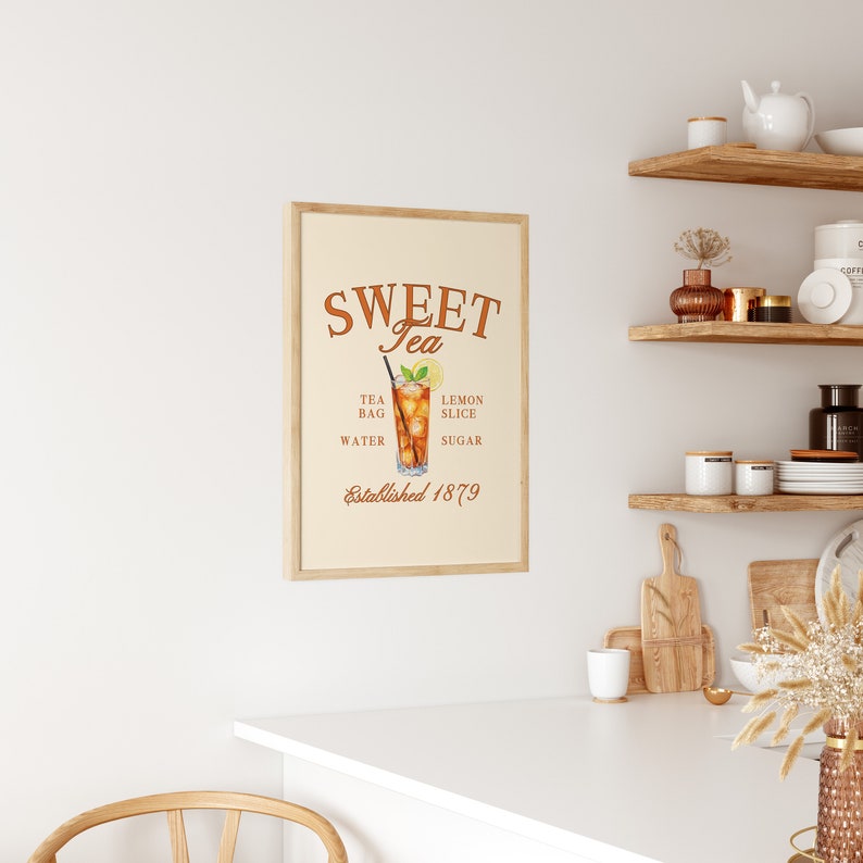 Sweet Tea Sign, Sweet Tea Print, Bar Sign, Tea Print, Southern Print ...