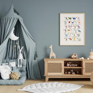 Soccer Alphabet Nursery Print, Digital Download, Soccer Wall Art ...
