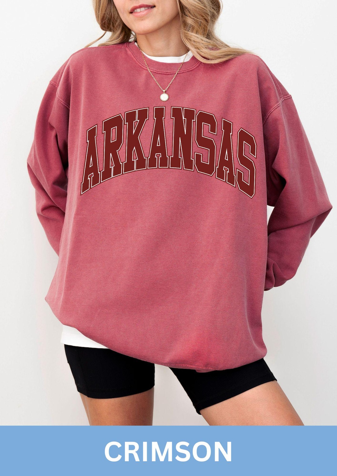 Arkansas Comfort Colors Sweatshirt, Arkansas Football Sweatshirt ...