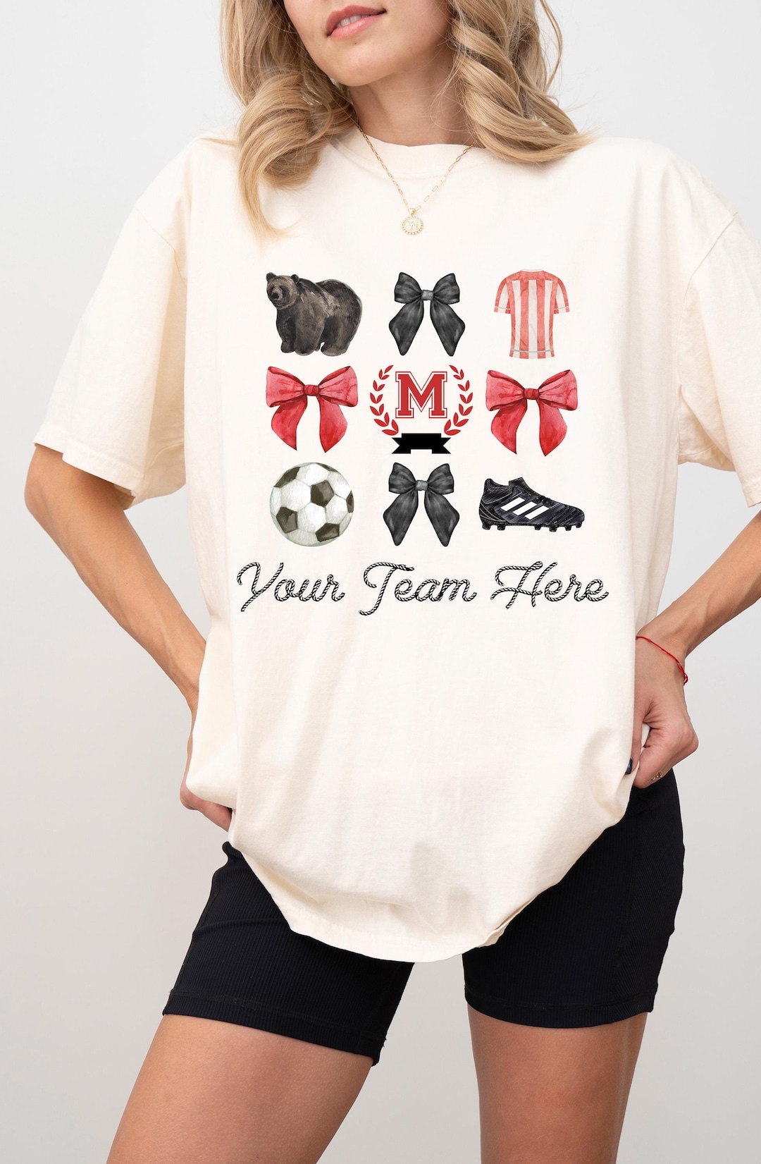 Custom Bow Soccer Shirt, Bow Mascot Shirt, School Spirit, Custom Mascot ...