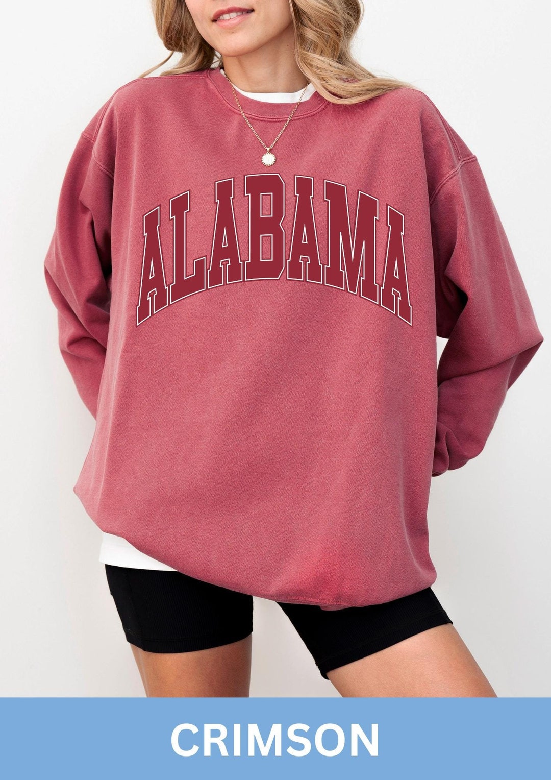 Alabama Comfort Colors Sweatshirt, Alabama Football Sweatshirt, Alabama ...