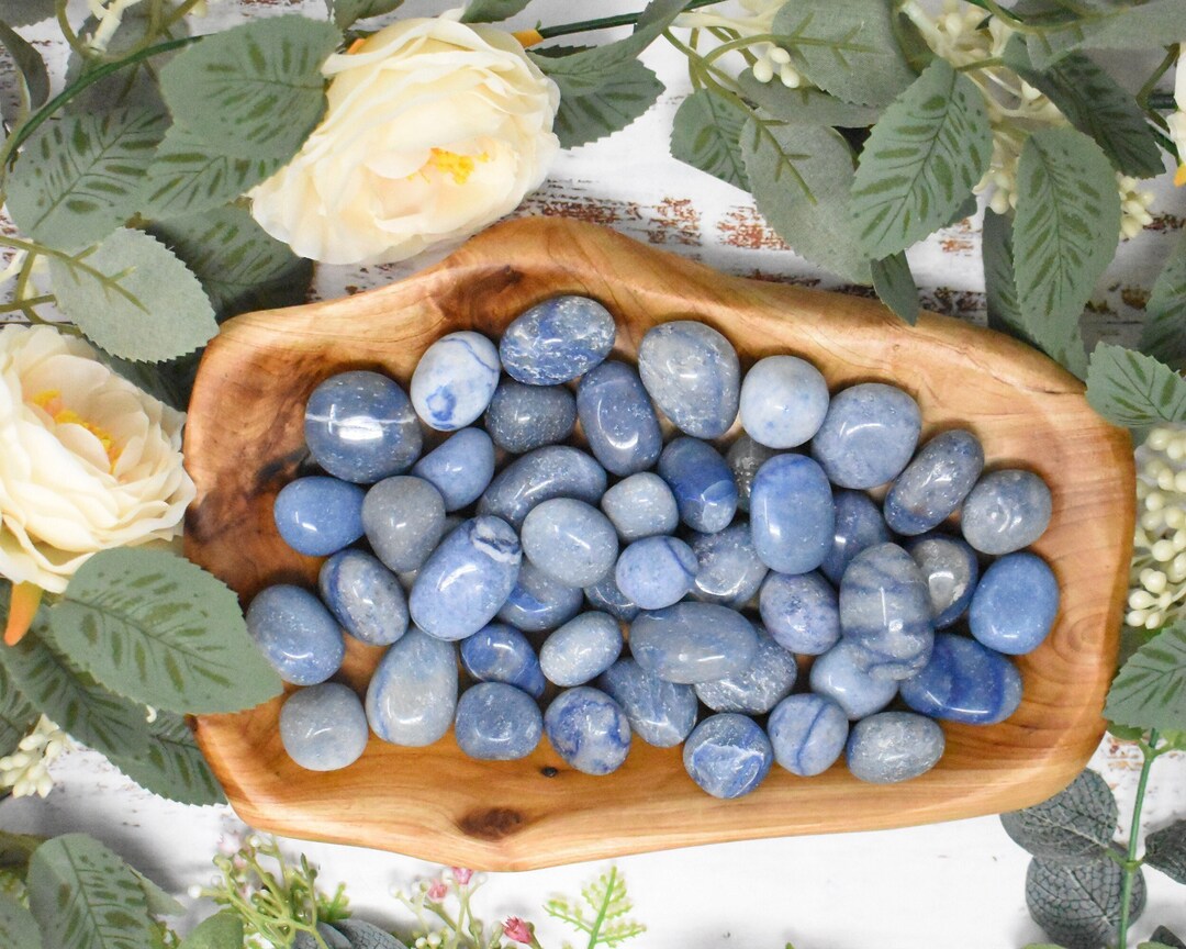 Natural Blue Aventurine Tumbled Stone - Etsy