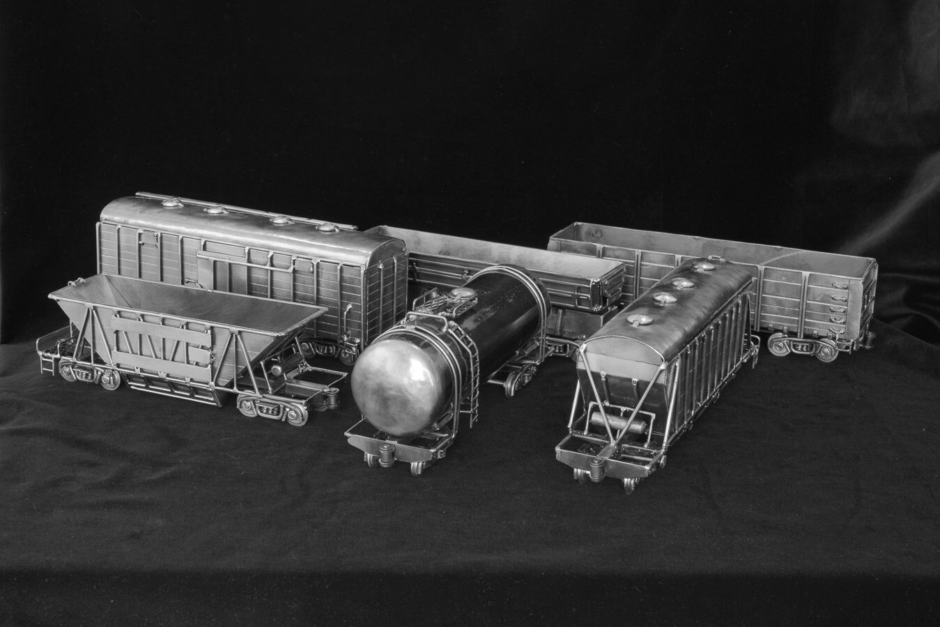 Miniature Model, Figurine, Sculpture, Railway Car, Freight Train, Metal ...