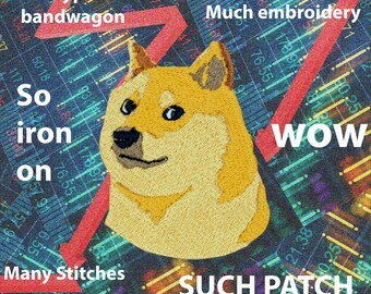 Doge Iron on Patch - Etsy