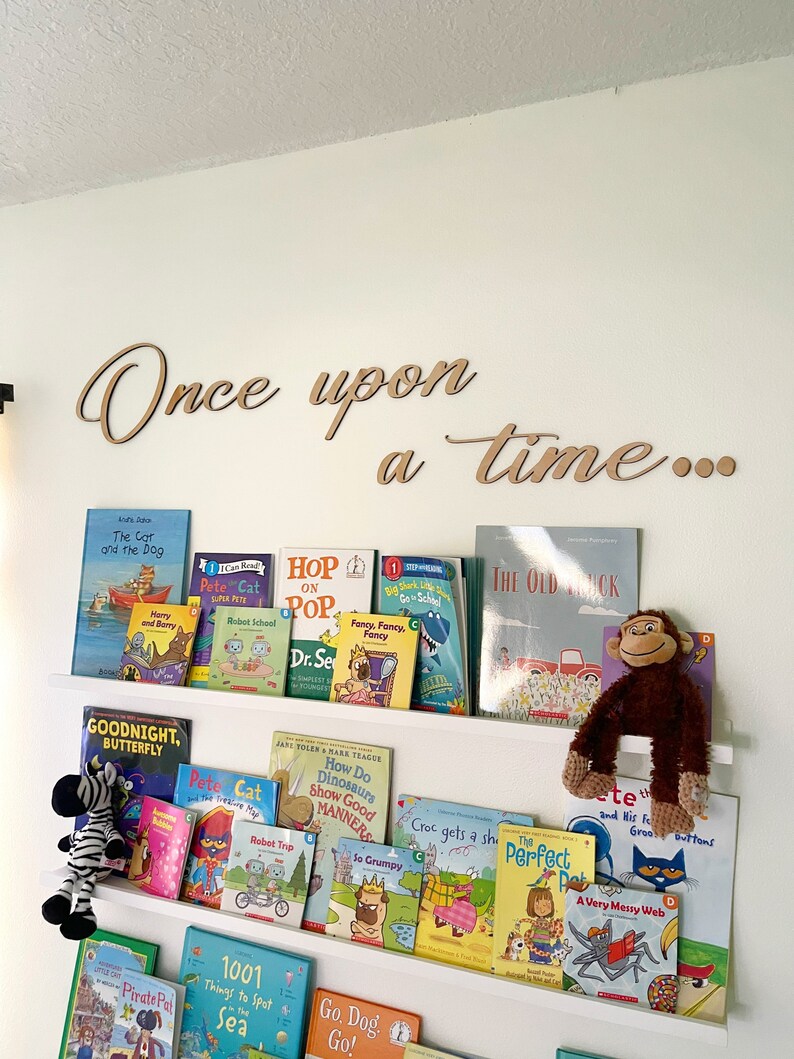 Once Upon A Time Wall Sign Once Upon A Time Wall Sign - Etsy