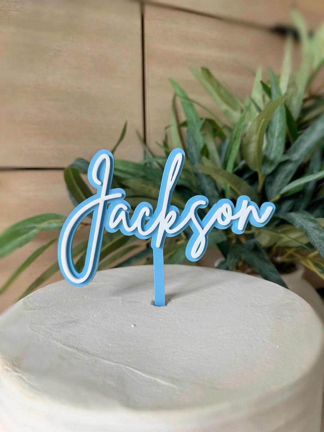 Custom Topper Name | Personalized Name Topper | Birthday Name Topper ...