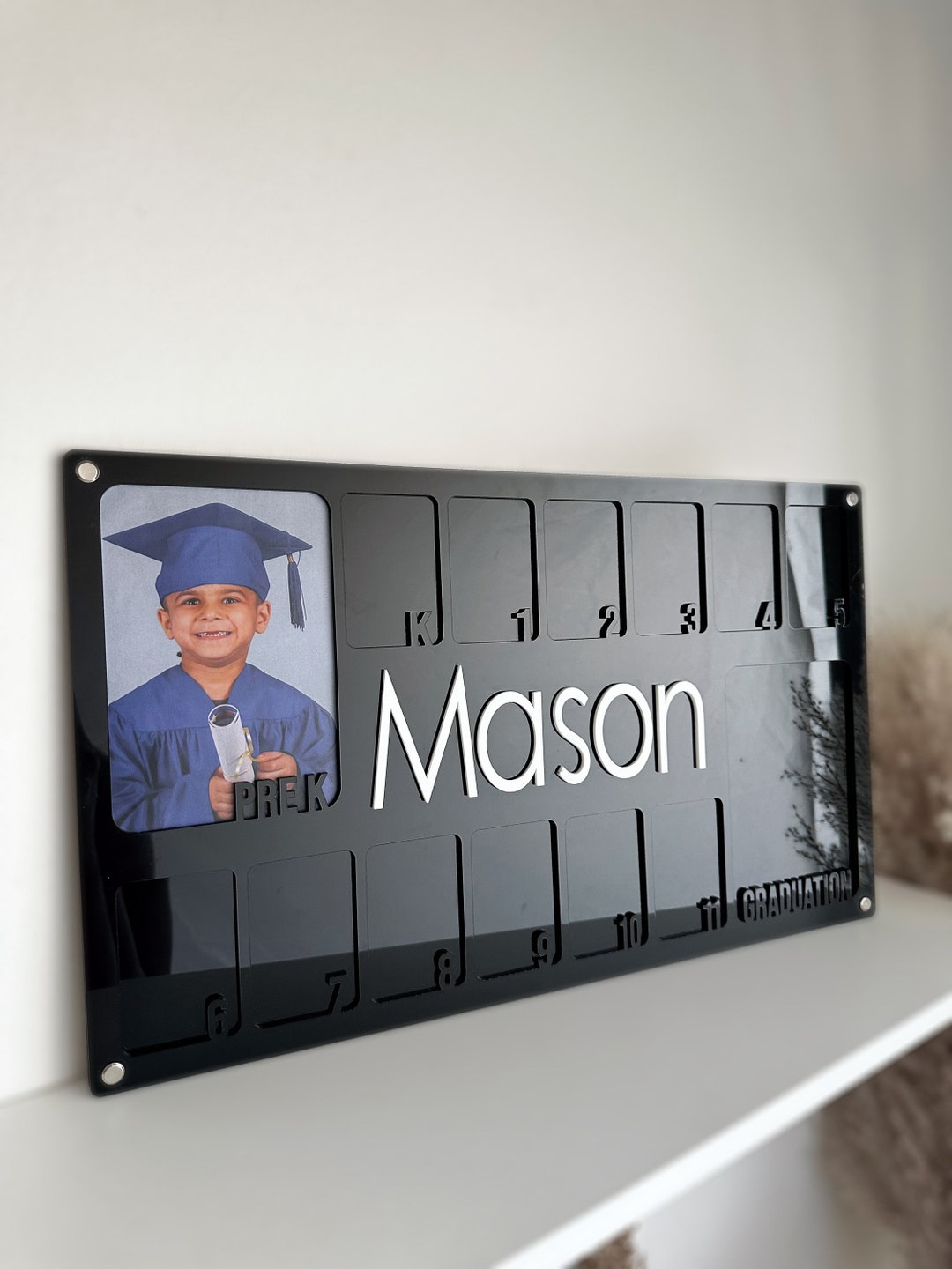 School Year Photo Sign | Personalized Photo Frame | Photo Frame for ...