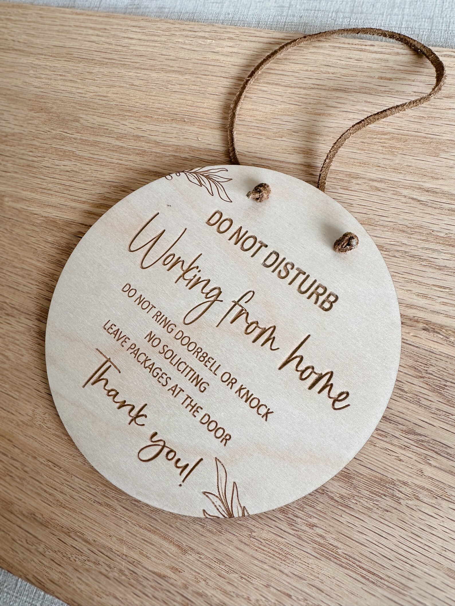 Work From Home Sign | Do Not Disturb Sign | No Soliciting | Do Not ...