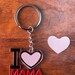 Blank I Love Mama Sublimation Keychain - Etsy