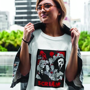 Scream Movie Horror Sublimation PNG High Resolution 300DPI Sublimation ...