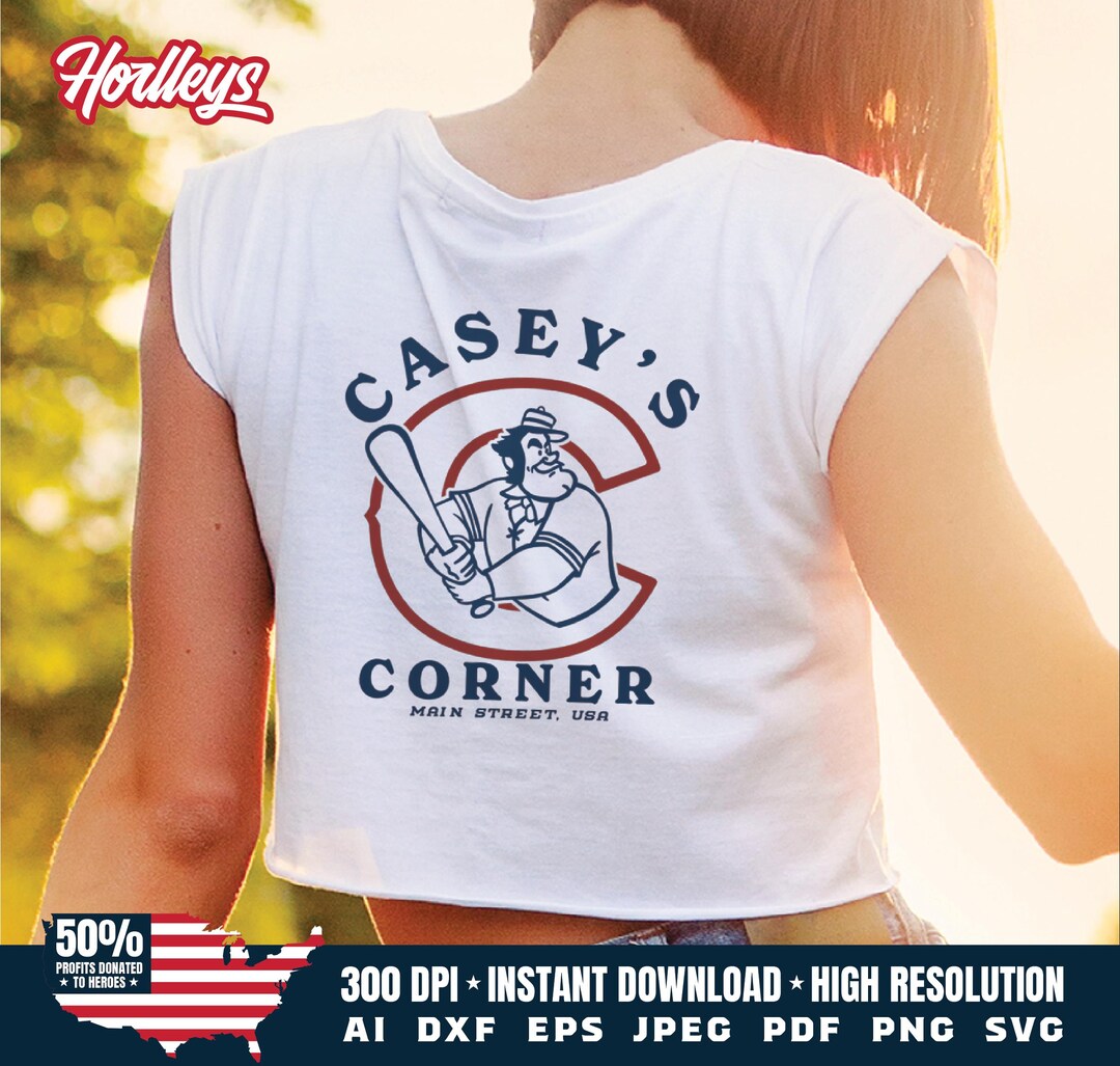 Casey's Corner SVG, Png, Dxf, Jpg, Pdf, Cut File, Clipart, Cut File ...