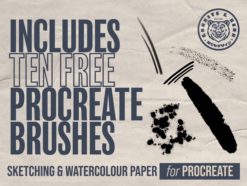 Sketching & Watercolour Procreate Paper Texture Plus 10 FREE - Etsy