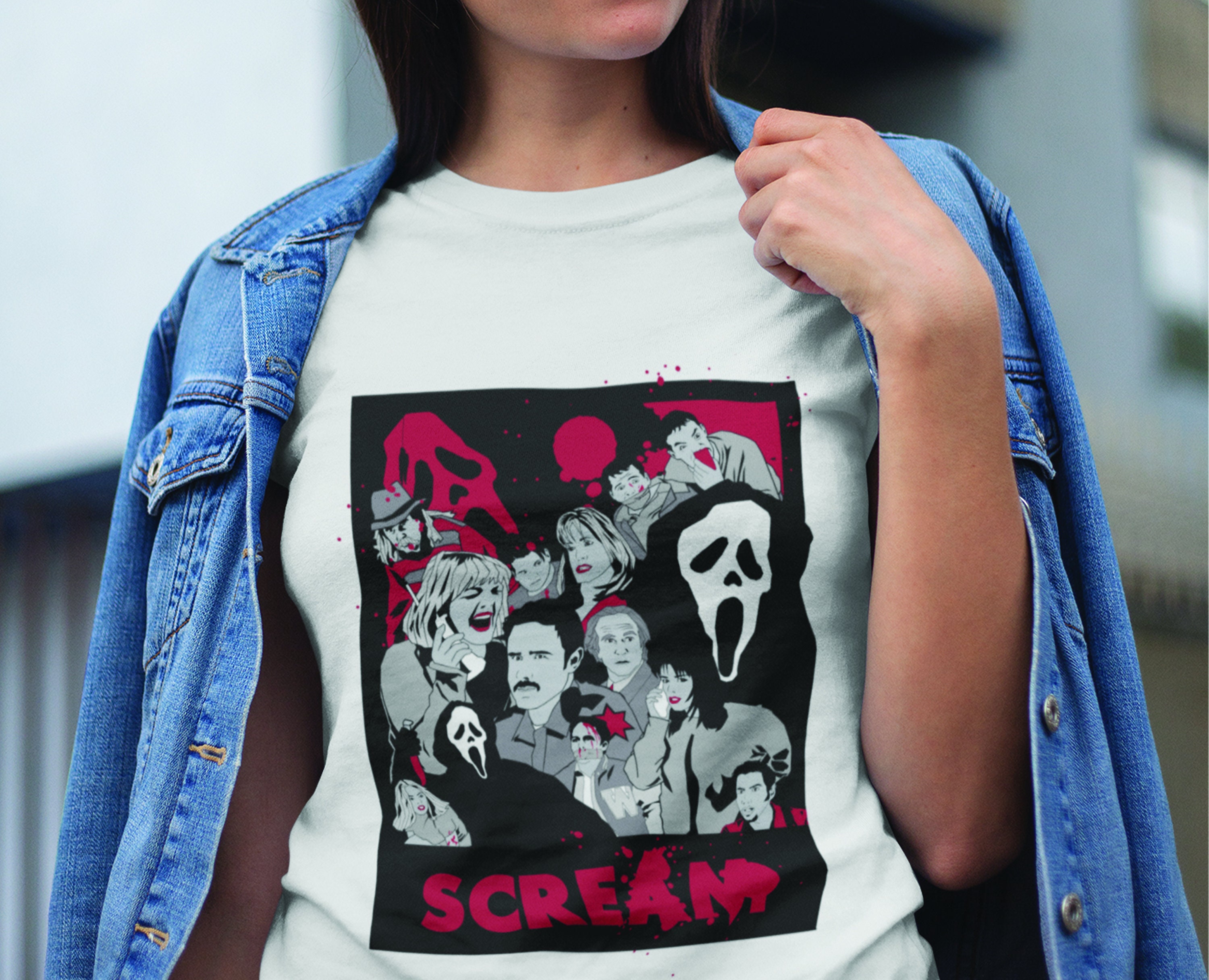 Scream Movie Horror Sublimation PNG High Resolution 300DPI - Etsy UK