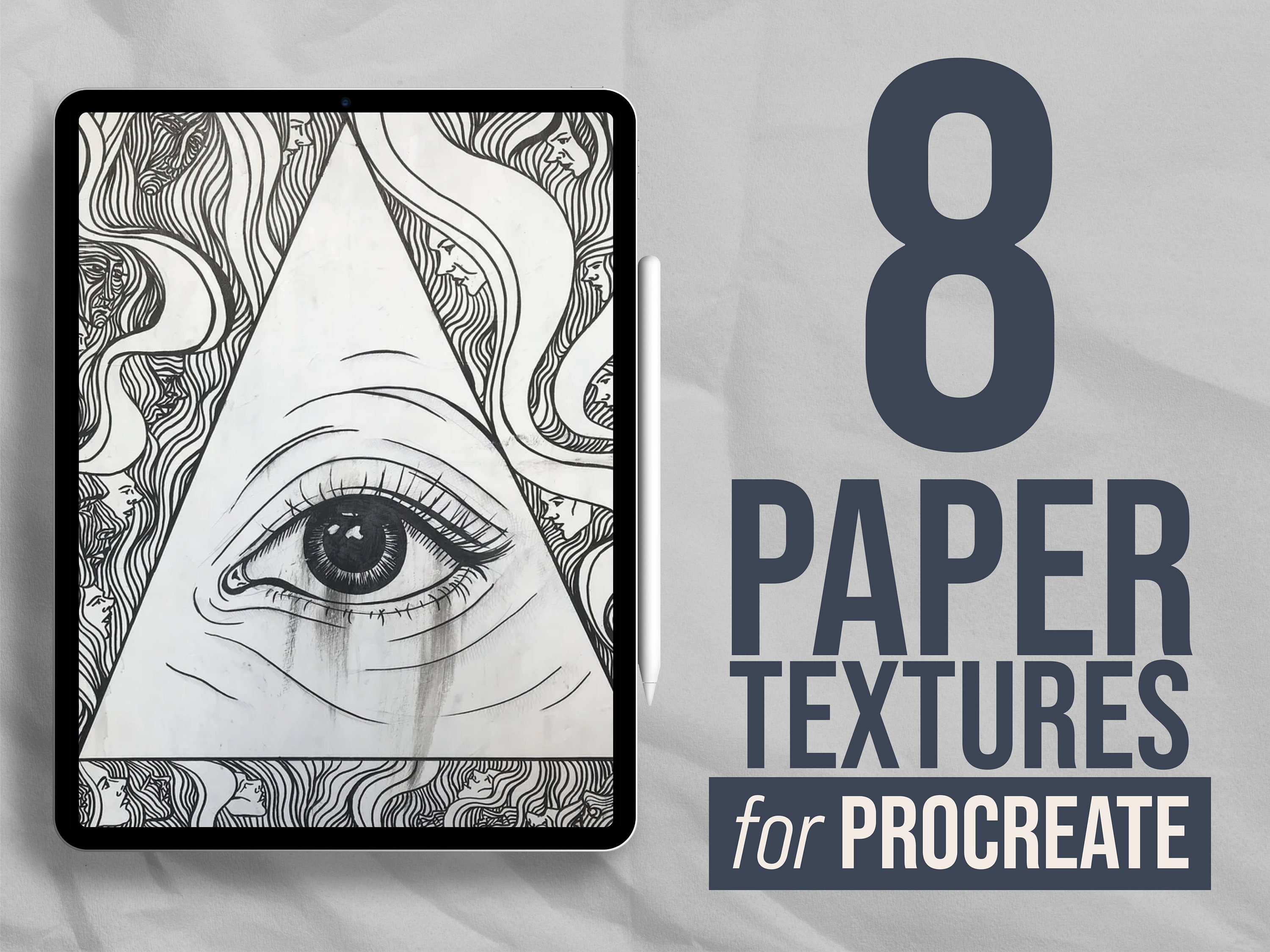 Eight Procreate Paper Texture Backgrounds Plus Ten Free - Etsy UK