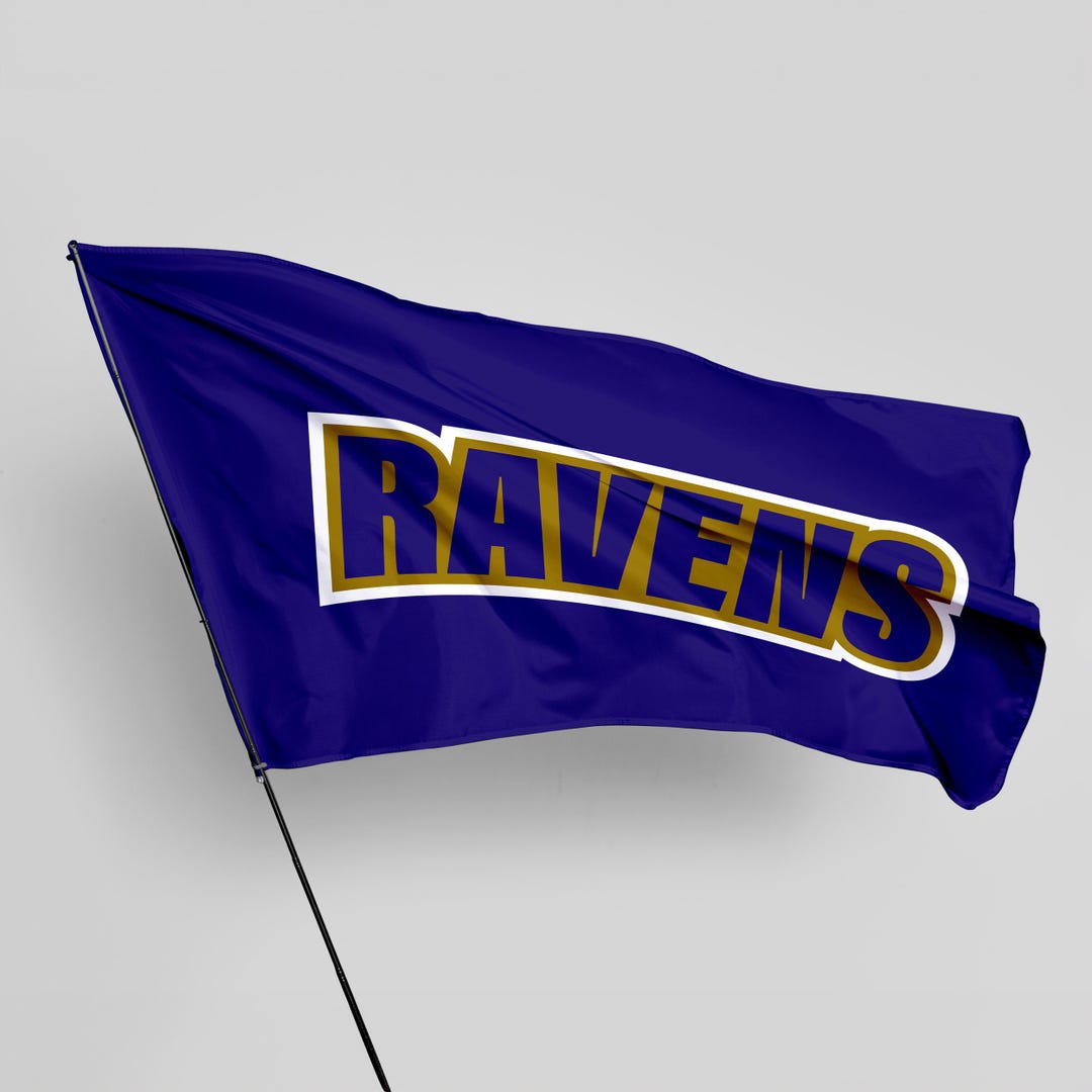 Ravens Flag - 56” X 34.5” Football Flag - Etsy