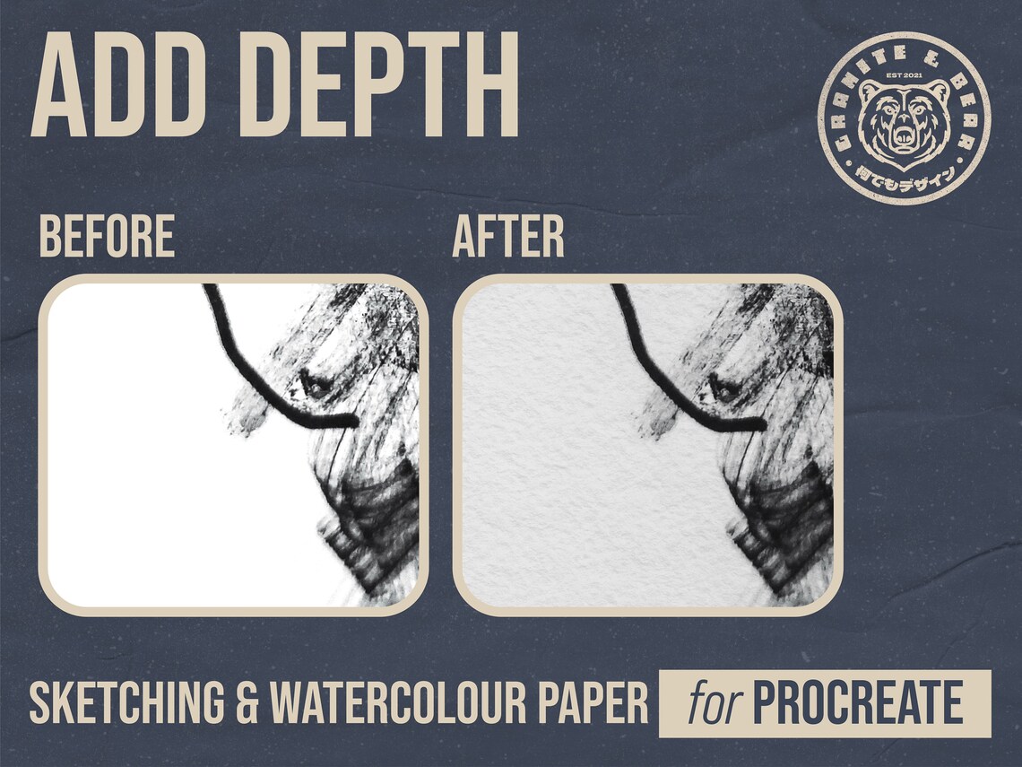 Sketching & Watercolour Procreate Paper Texture Plus 10 FREE | Etsy