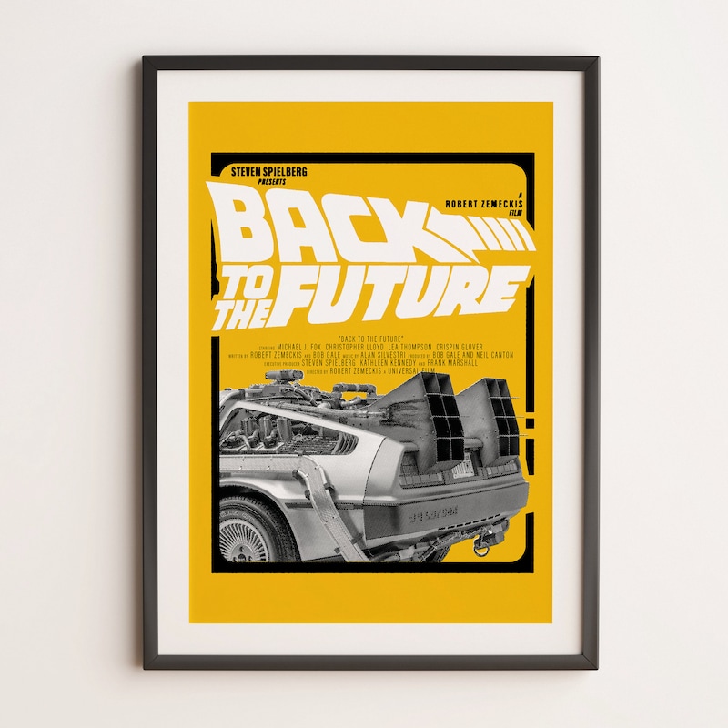 Back to the Future Poster - Etsy