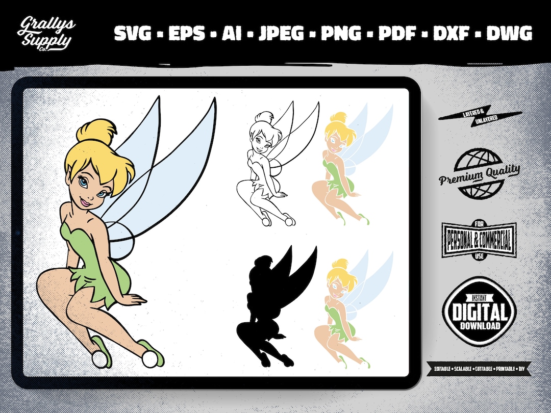 Tink Vector SVG File for Cricut Digital Download - Etsy