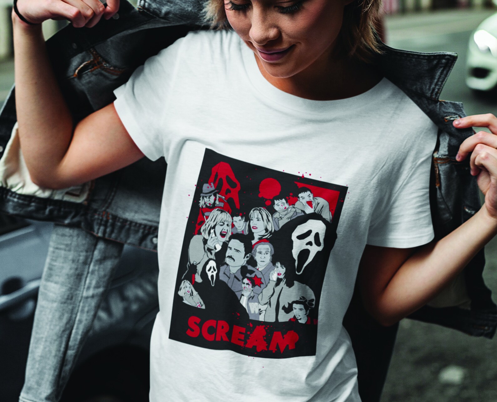 Scream Movie Horror Sublimation PNG High Resolution 300DPI - Etsy UK
