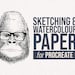Sketching & Watercolour Procreate Paper Texture Plus 10 FREE | Etsy