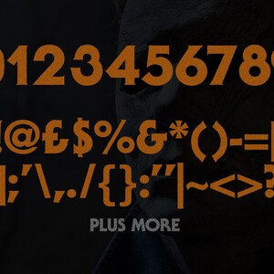 Myers Halloween Font - Etsy