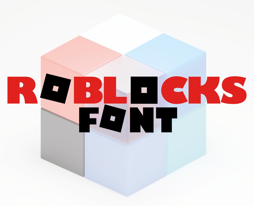 Fuente OTF de Roblox - Etsy México
