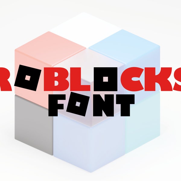 Name in Roblox Font - Etsy UK