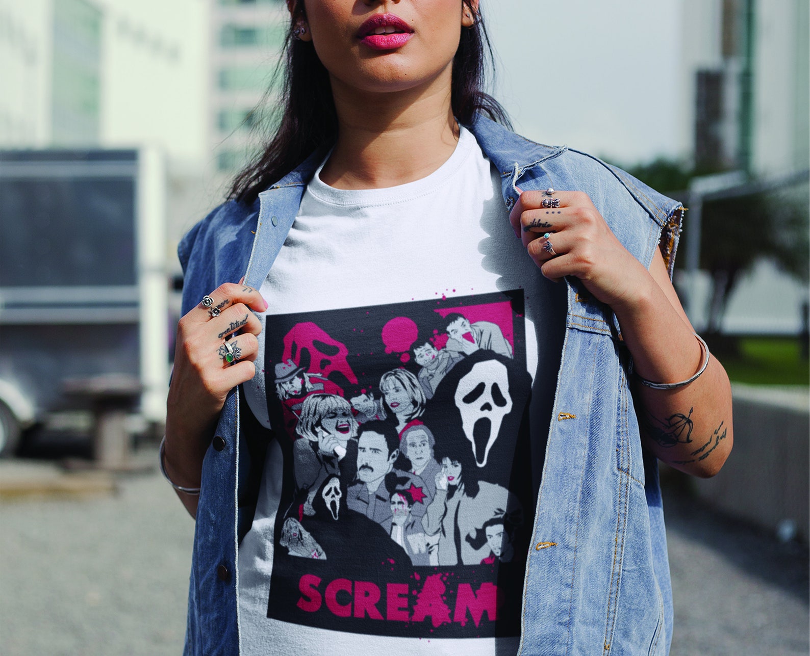 Scream Movie Horror Sublimation PNG High Resolution 300DPI - Etsy UK