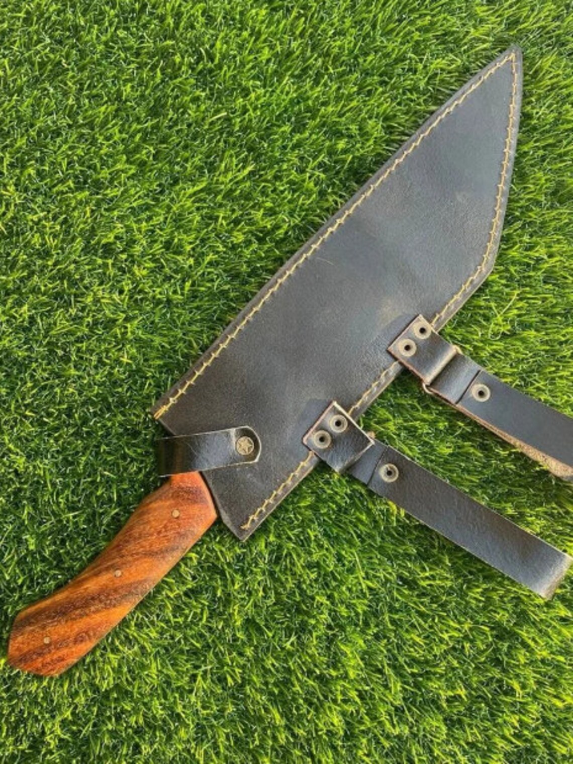 Hand Forged Personalized Engraved Viking Seax Knife/full Tang Knife ...