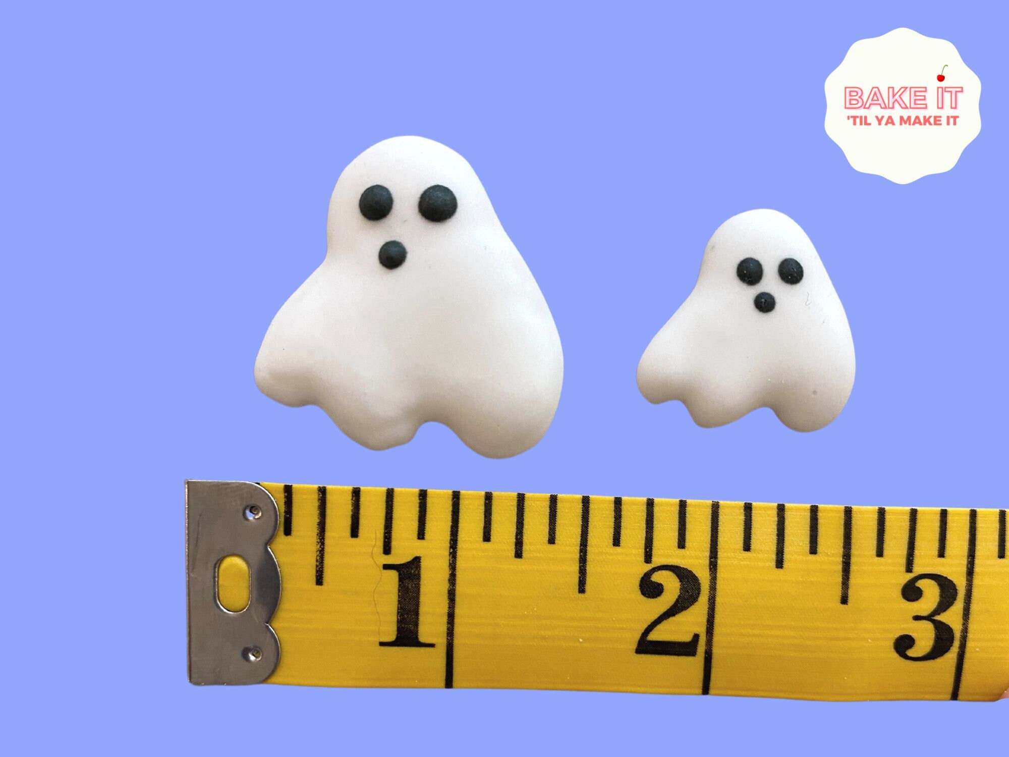 Ghost Royal Icing Transfer Sheet: Halloween Sprinkle Tracing Template ...