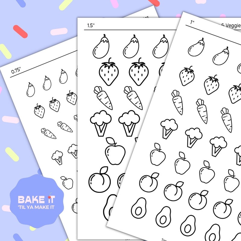 Royal Icing Vegetables - Etsy