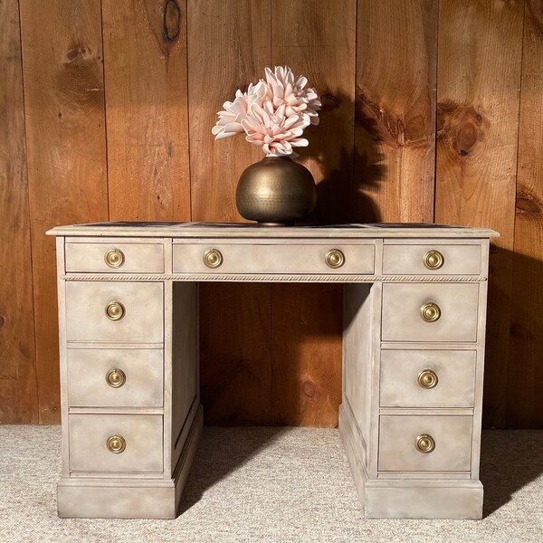 Painted Desk - Etsy