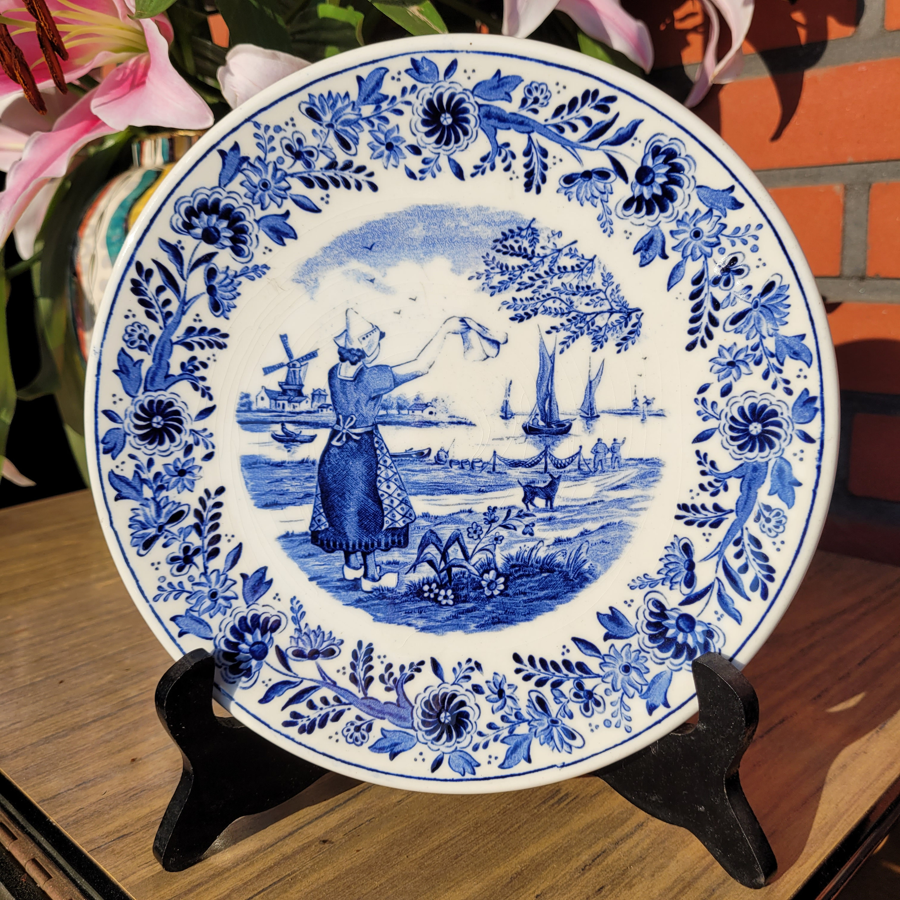 Antique Plate From Petrus Regout Royal Sphinx Maastricht Ceramic Delft ...