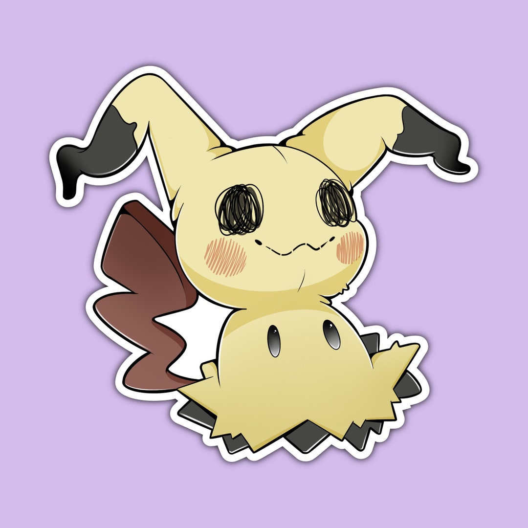 Pokémon Mimikyu Sticker - Etsy