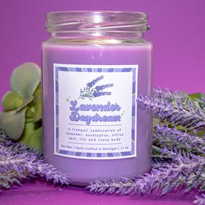 Lavender Daydream Sunny Soy Candle - Etsy