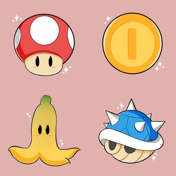 Mario Kart Banana Svg - Etsy